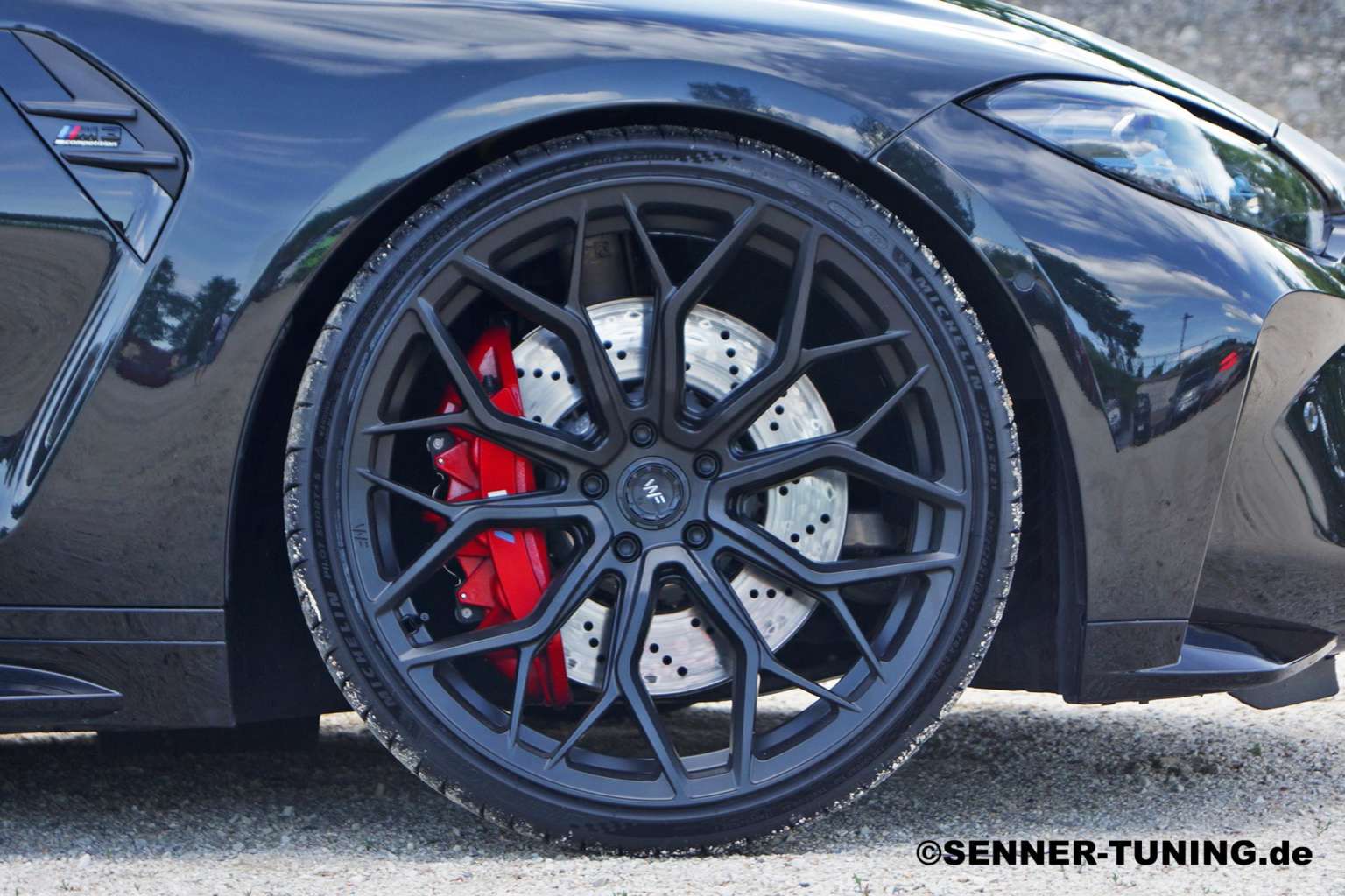 BMW M3 G80 + 21″ Wheelforce HE.1-FF Felgen - Senner Tuning AG